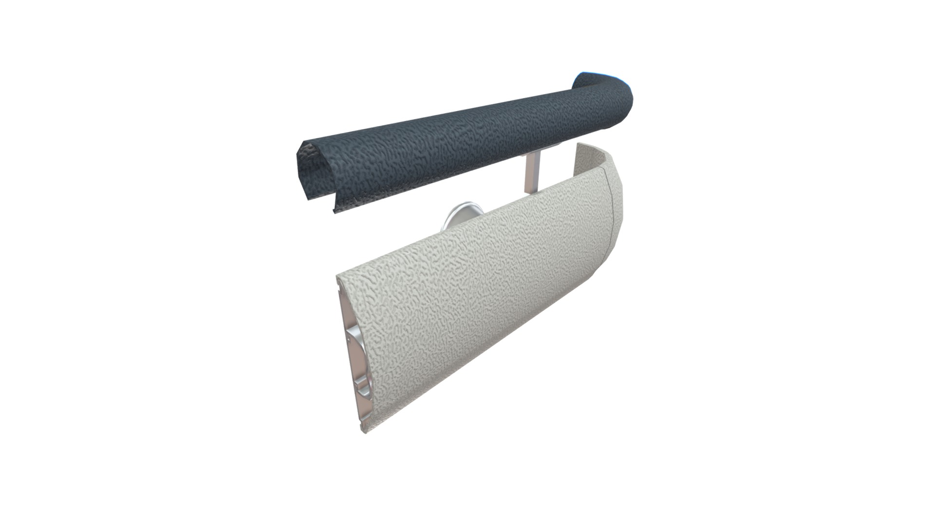 Gradus - Dual Handrail - 3D model by bimstore (@Revitspace) [77e75fe ...