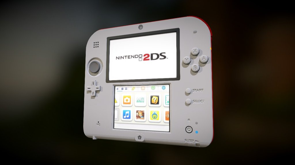 Nintendo 2DS - 3D model by Jan (@jan_neves) [77ea26c] - Sketchfab