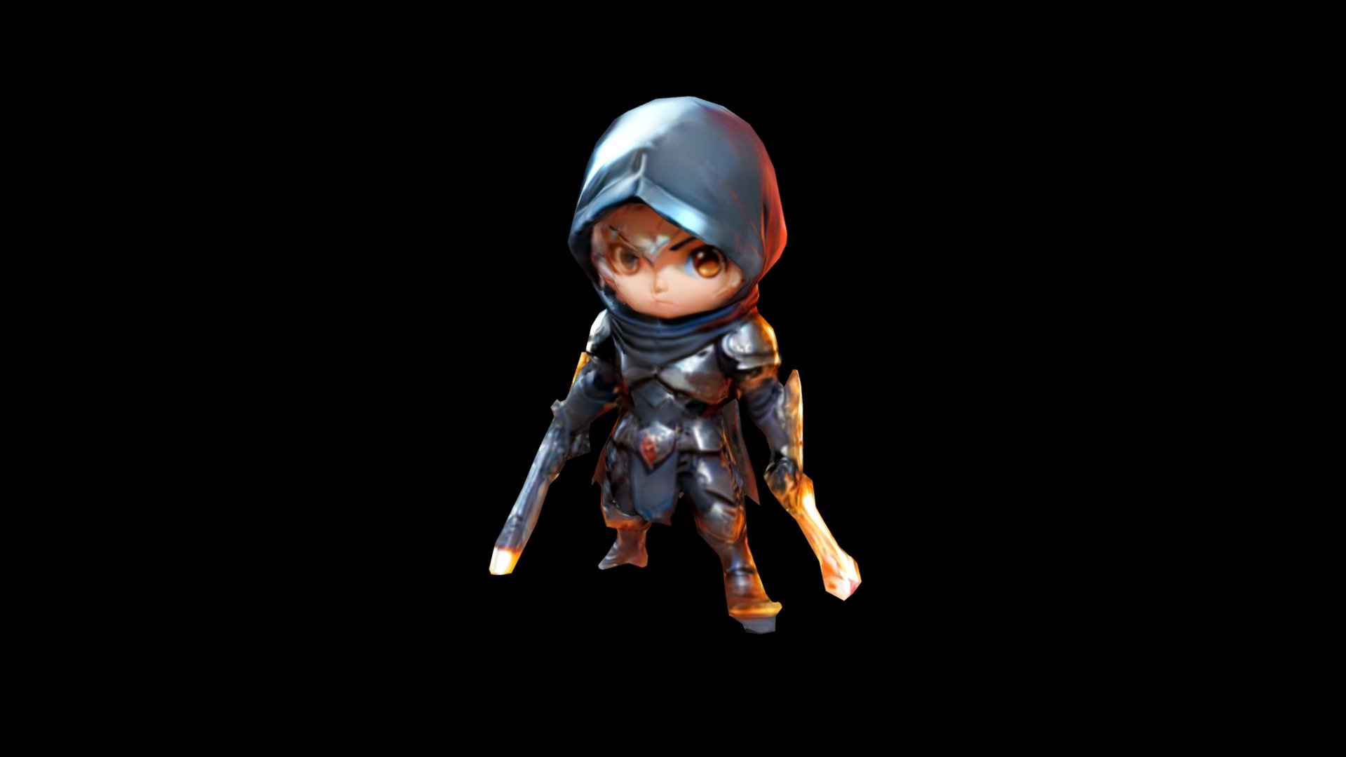 An Illustration of a Cartoon Ninja "A young ninj - Download Free 3D ...