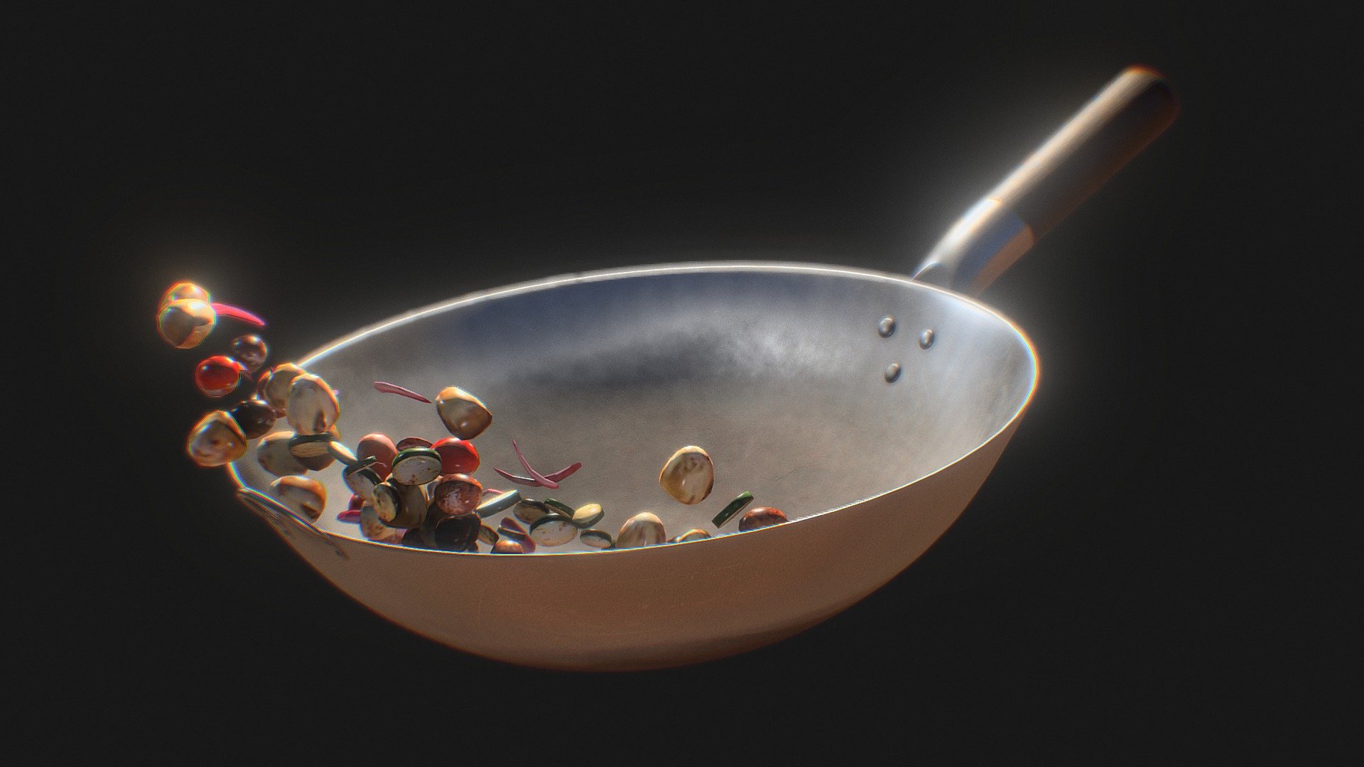 Wok - 3D model by Kenkento3D (@kenkento.zapater) [77ec646] - Sketchfab