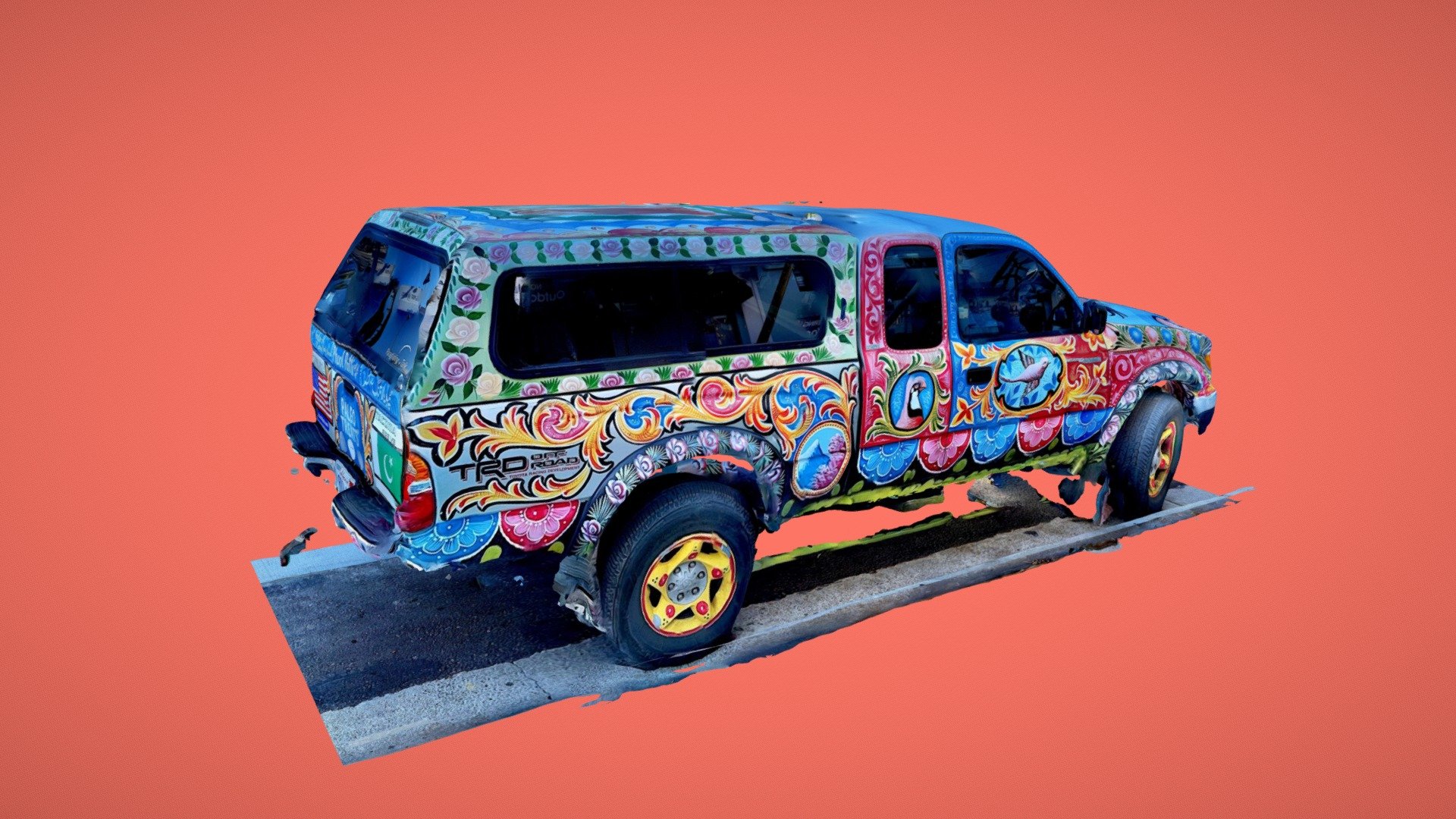Haider Ali Truck Art [Day 23] - 3D model by Keith Ito (@keithito) [77ee93c] - Sketchfab