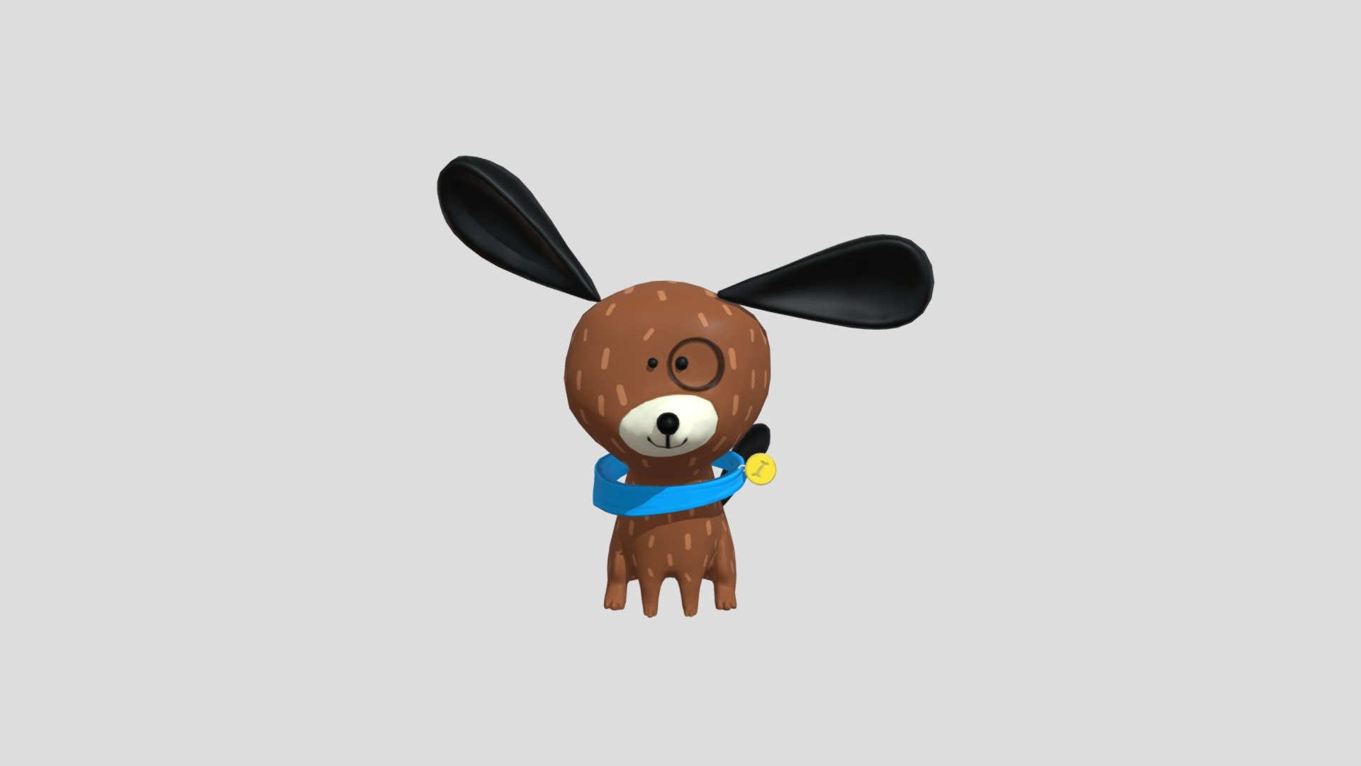 Greeting Dog - Download Free 3D model by hi_lllli ...