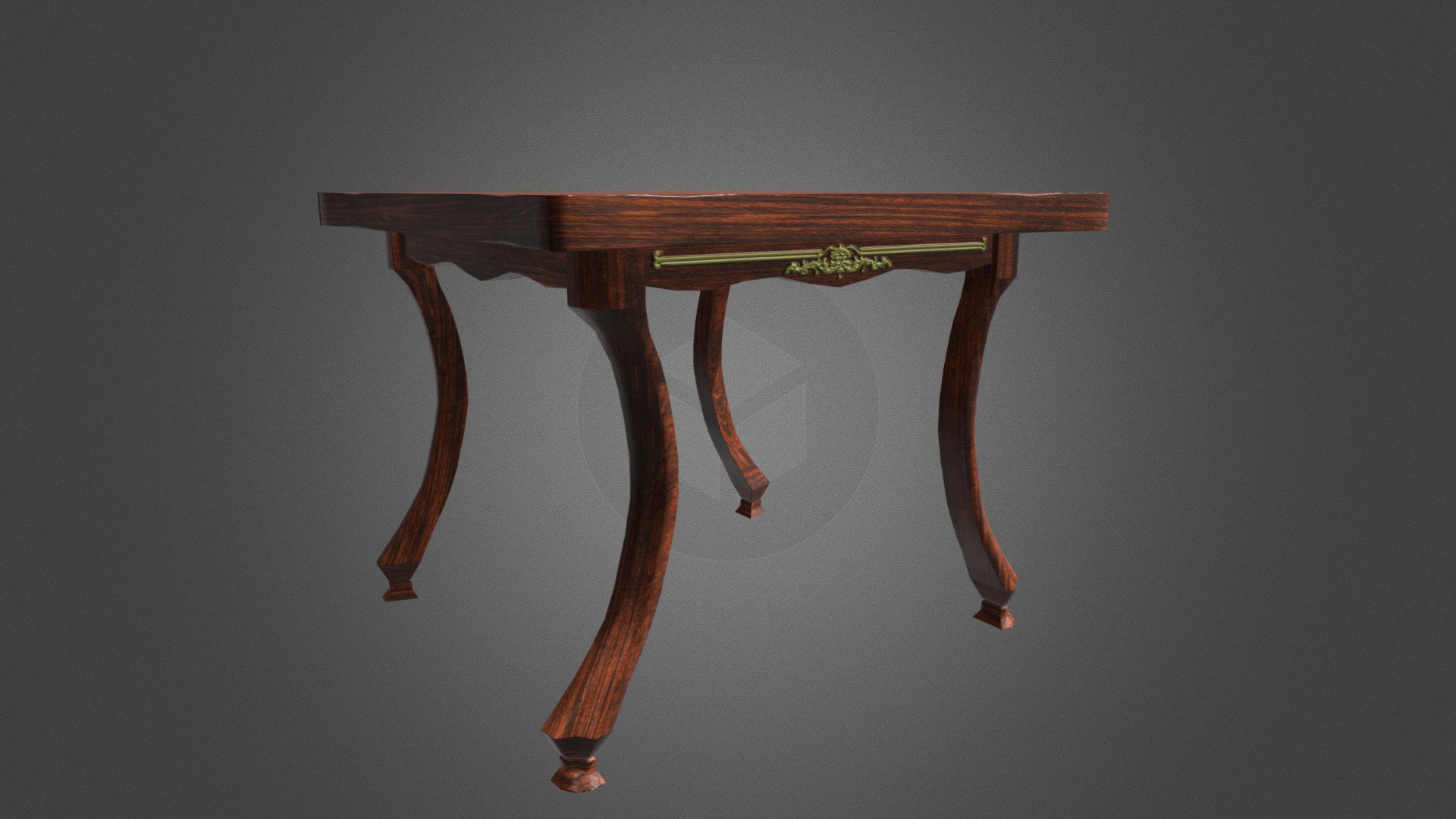 Antique Table - 3D model by ViktorKom [77efce0] - Sketchfab