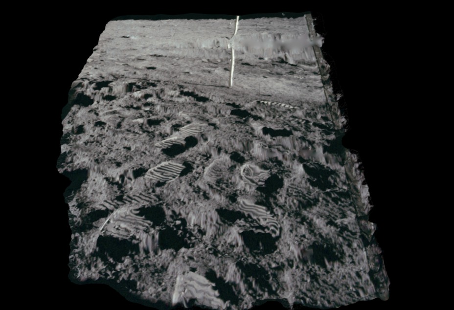 Apollo 11 footprints - 3D model by achaikin [77f28d2] - Sketchfab
