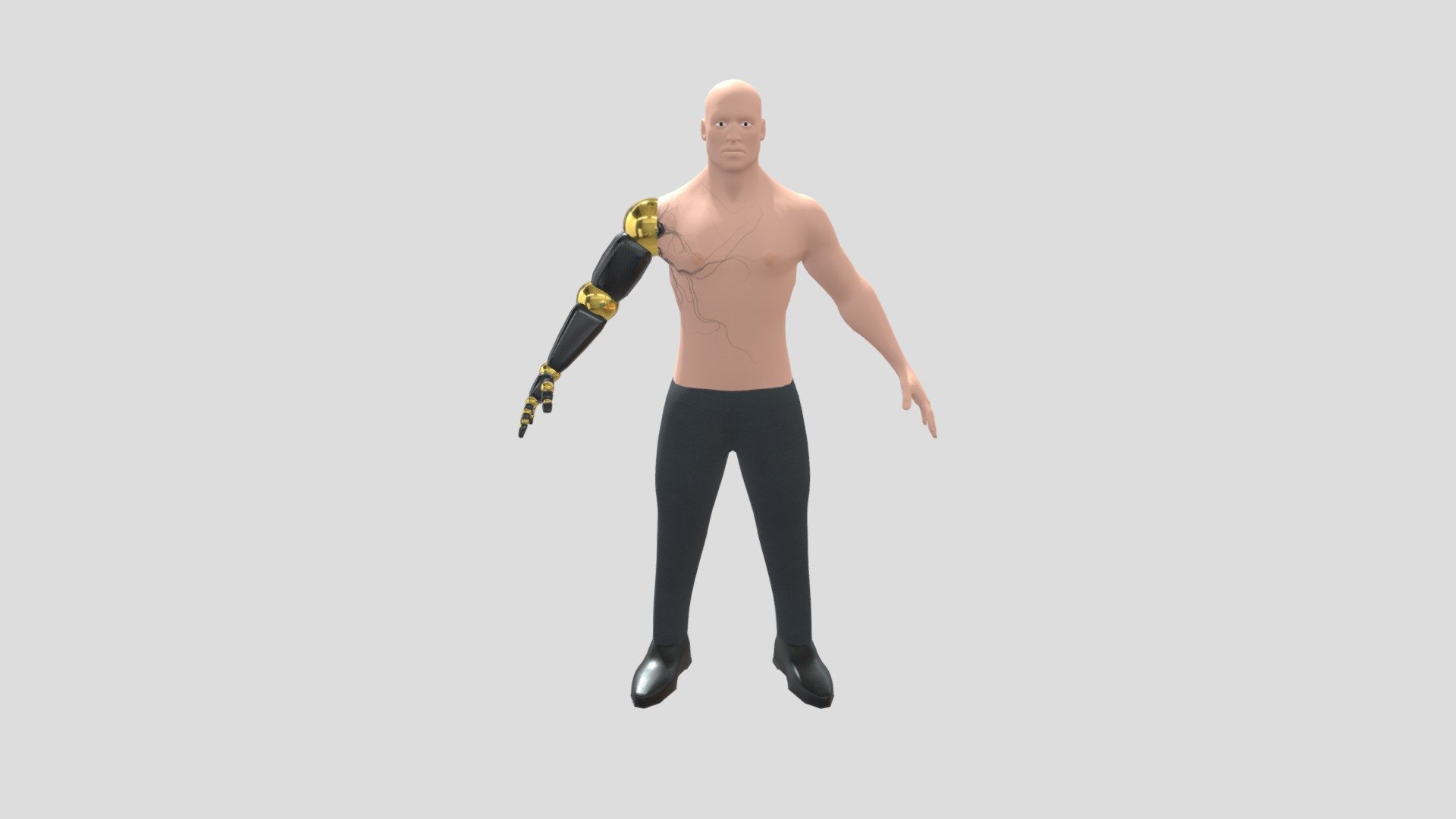 Cyborg - Download Free 3D model by tstott3 [77f32d5] - Sketchfab
