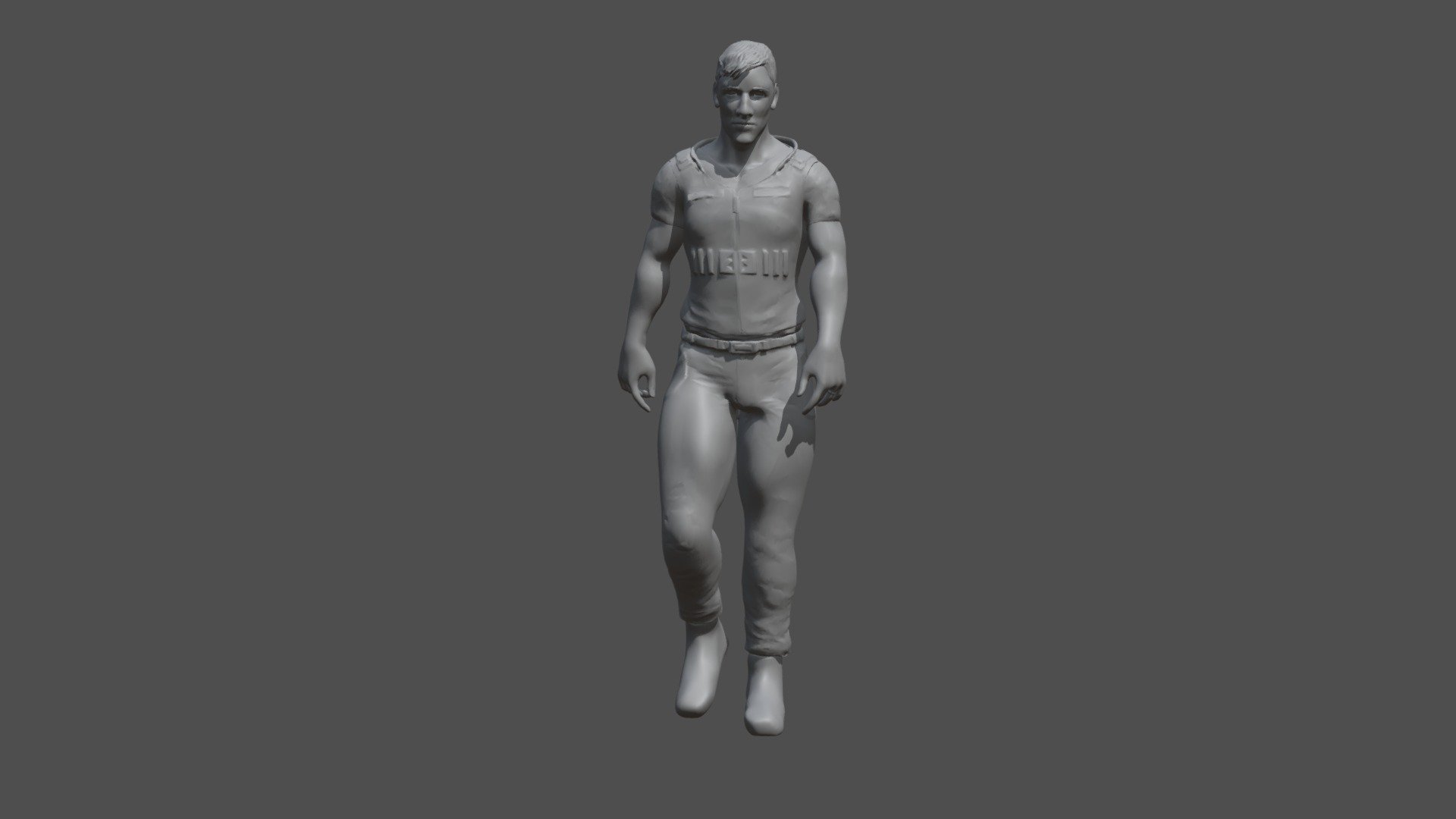 Main Character - clothing / walk test - 3D model by mimobase [77f3b43 ...