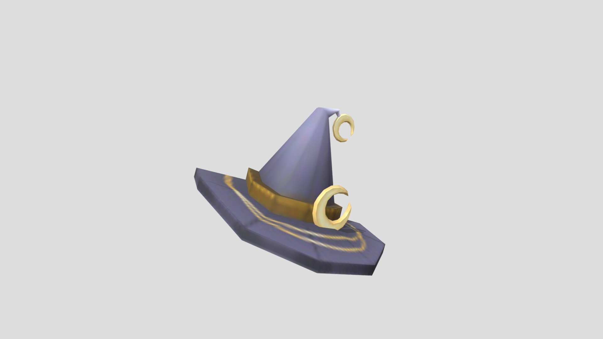 Low Poly - Witch's Hat - 3D model by Yinxii (@stephlianmds) [77f54ad ...
