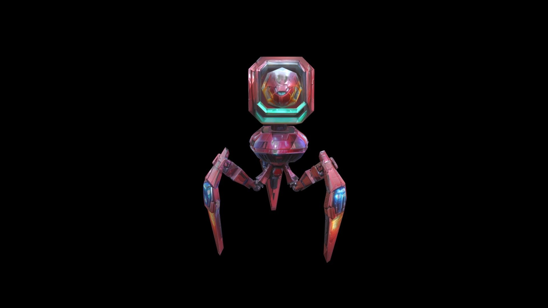 Meshy robot_QuantumByte - Download Free 3D model by klrxyz [77fa0a1 ...