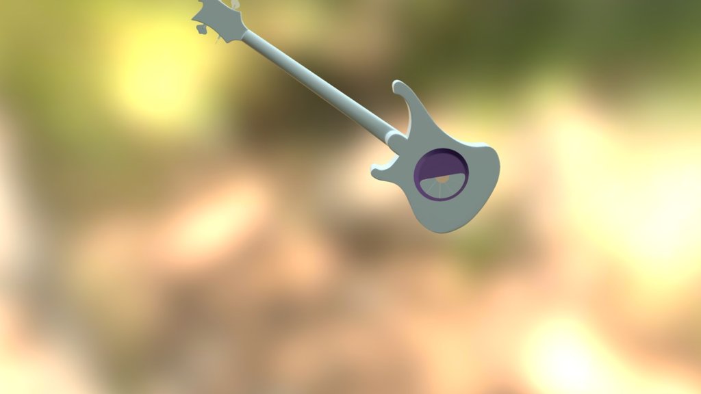 Haruhara Haruko bass from FLCL - Download Free 3D model by nicarane ...