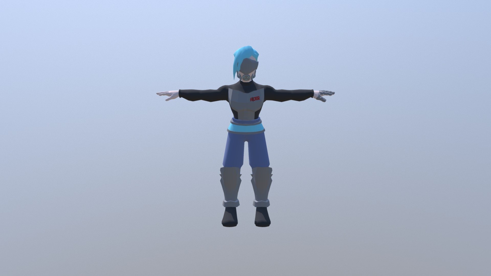 Cyber Rider - 3D model by Mardukblake [77fd2b5] - Sketchfab