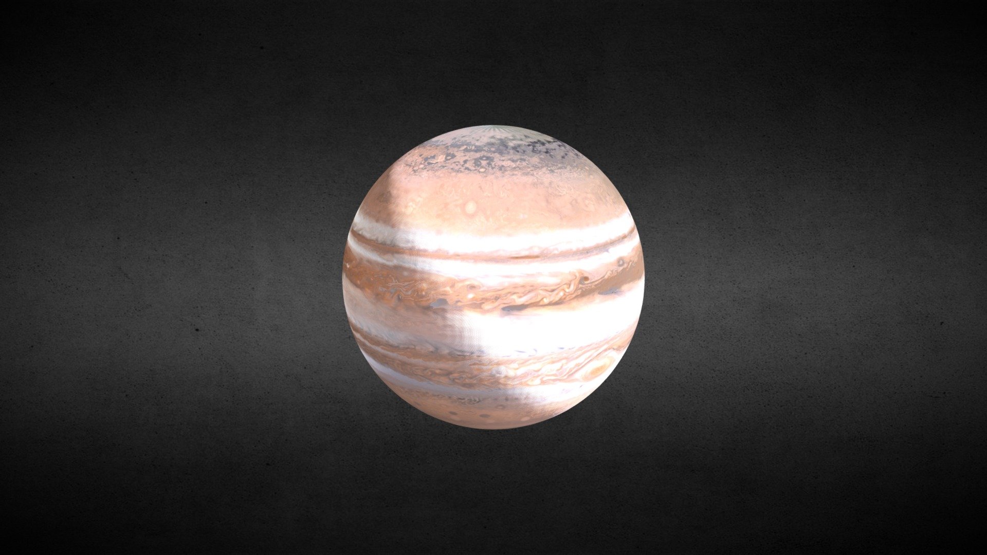 Planet Jupiter - 3D model by r23 [77fde42] - Sketchfab