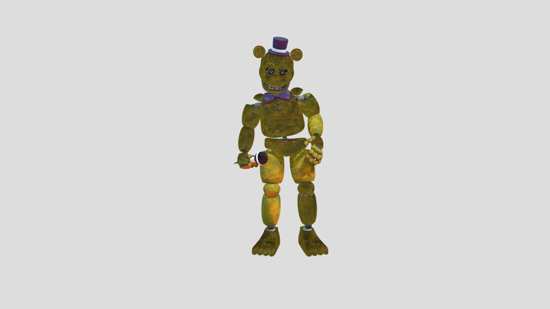 Spring Freddy - Download Free 3D model by dwall8611 [77fe057] - Sketchfab