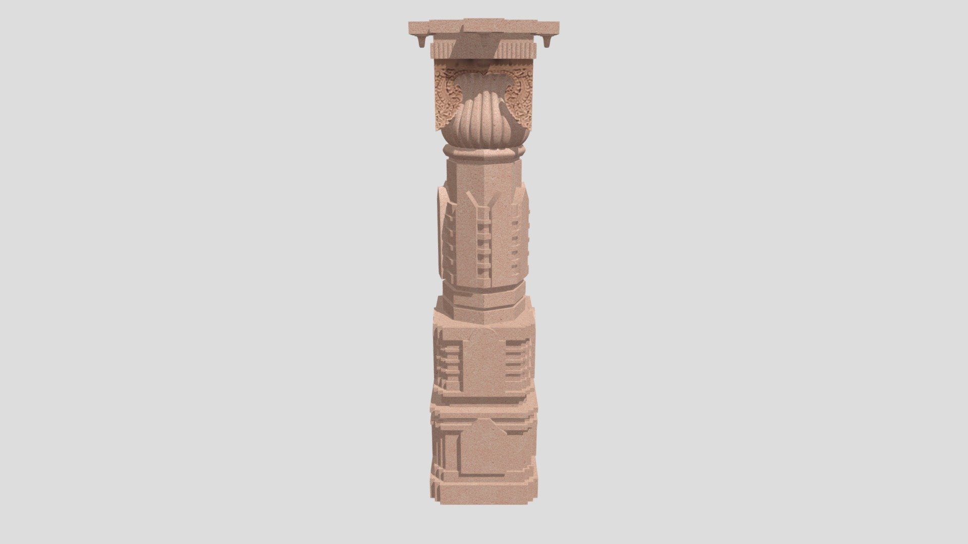 Ayodhya Ram mandir Pillar - Download Free 3D model by sagar.foto ...