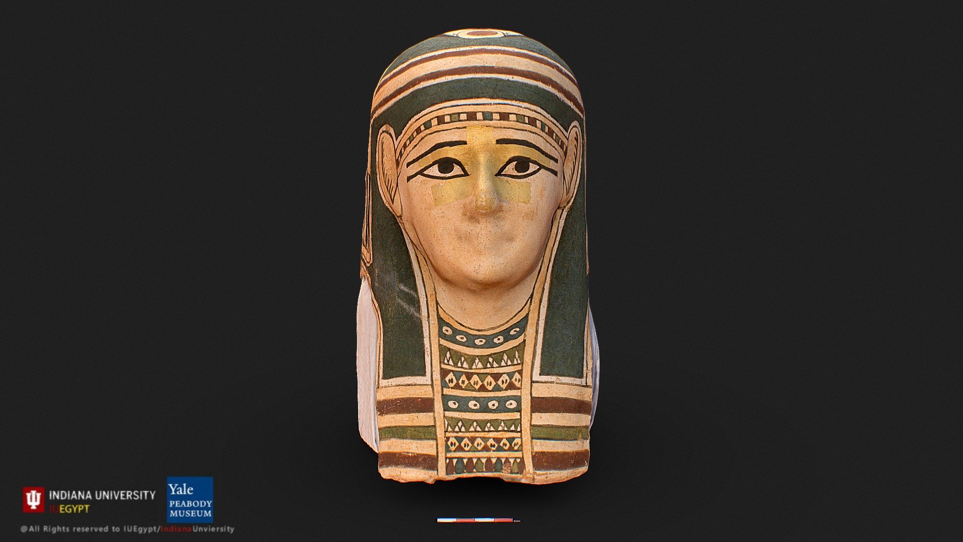 Cartonnage Of Mummy Mask - 3D model by iuegypt [7800bb4] - Sketchfab