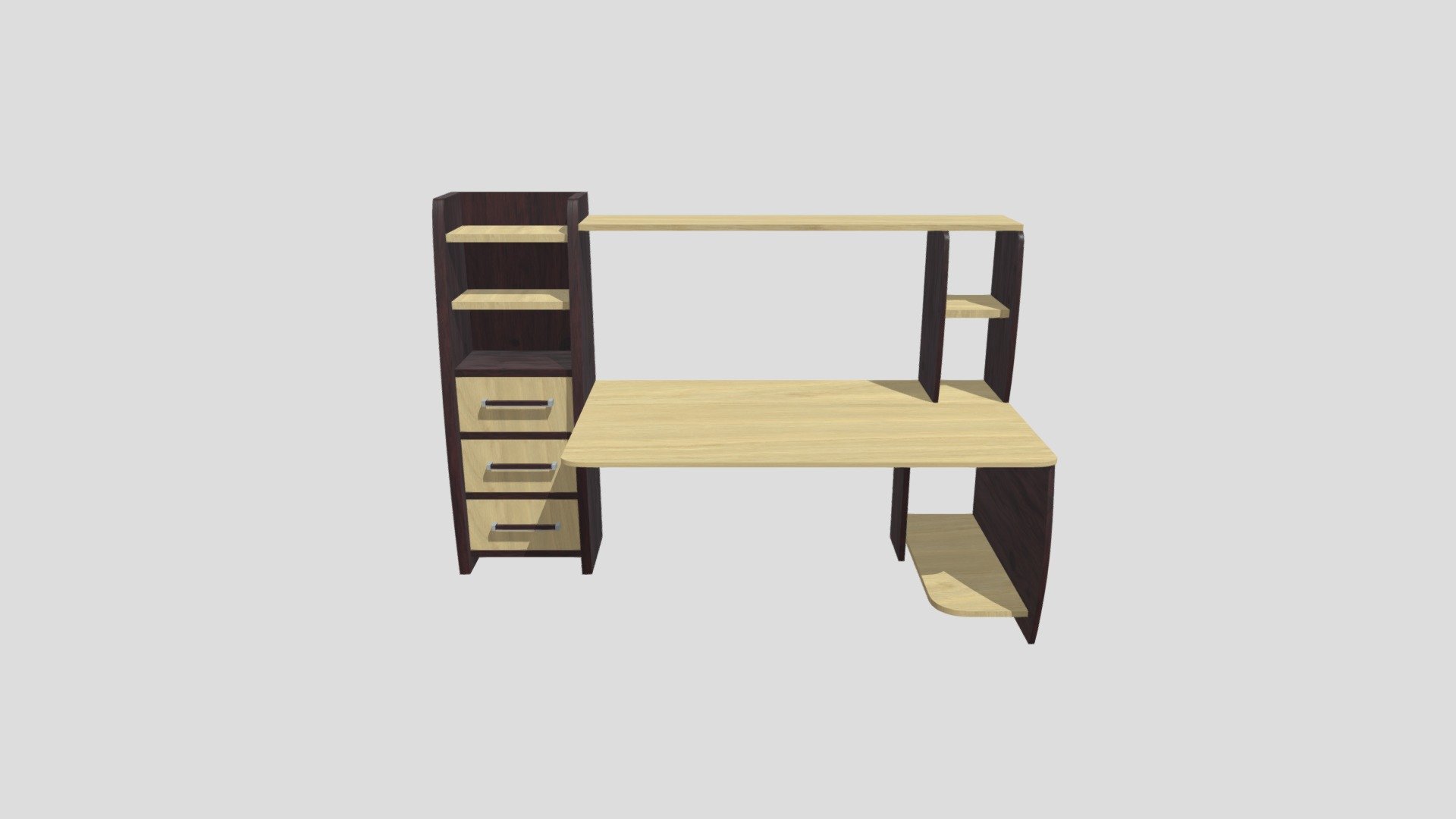 Сomputer desk - 3D model by D4nilf [7800c14] - Sketchfab
