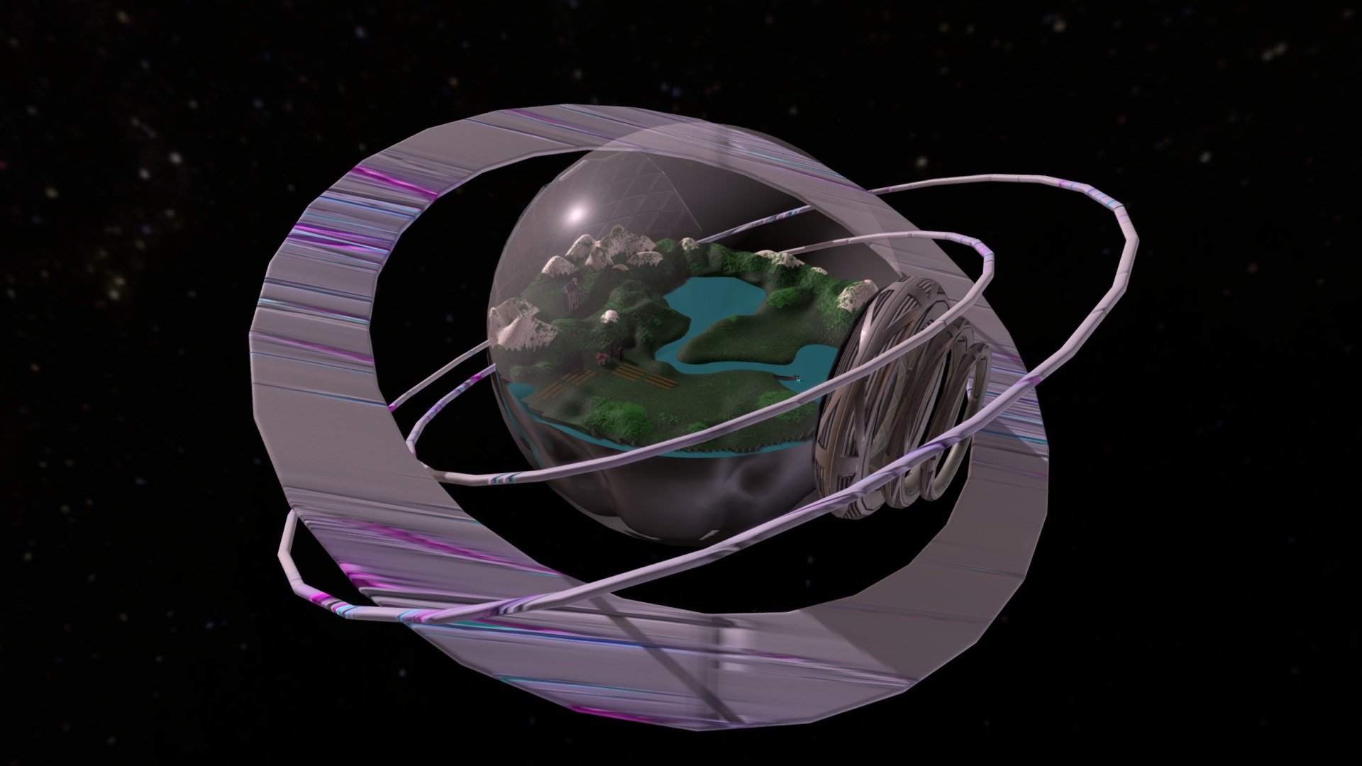 Project Submission - Biodome Planet - 3D model by Devon (@partda1 ...