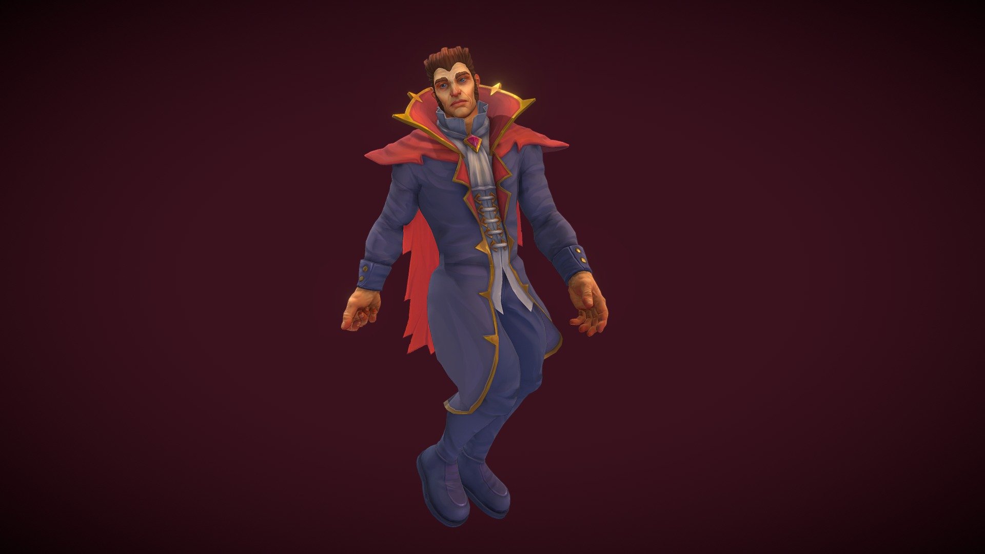 Stylized Human Male Vampire(Outfit) - 3D model by N-hance Studio ...