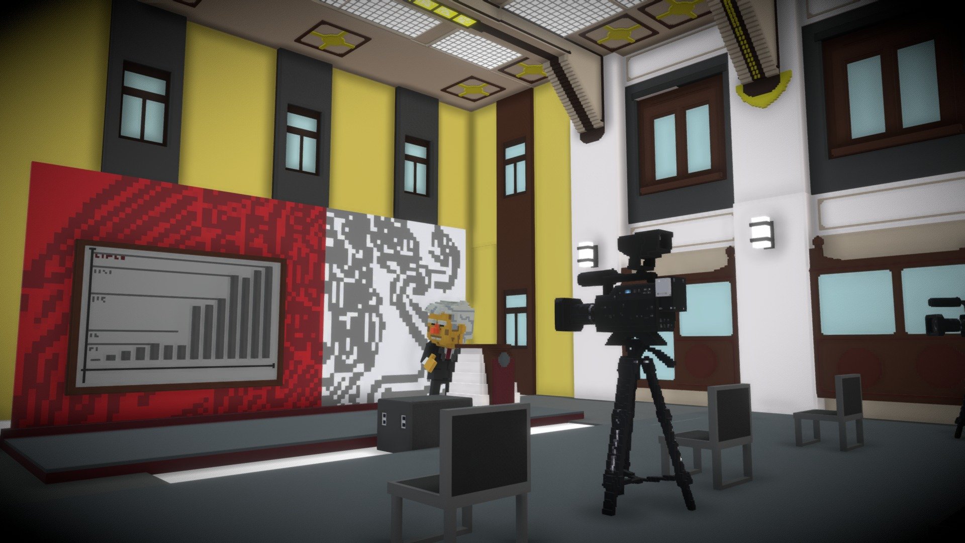 Las Mañaneras de AMLO - 3D model by qpxmedia [780620d] - Sketchfab