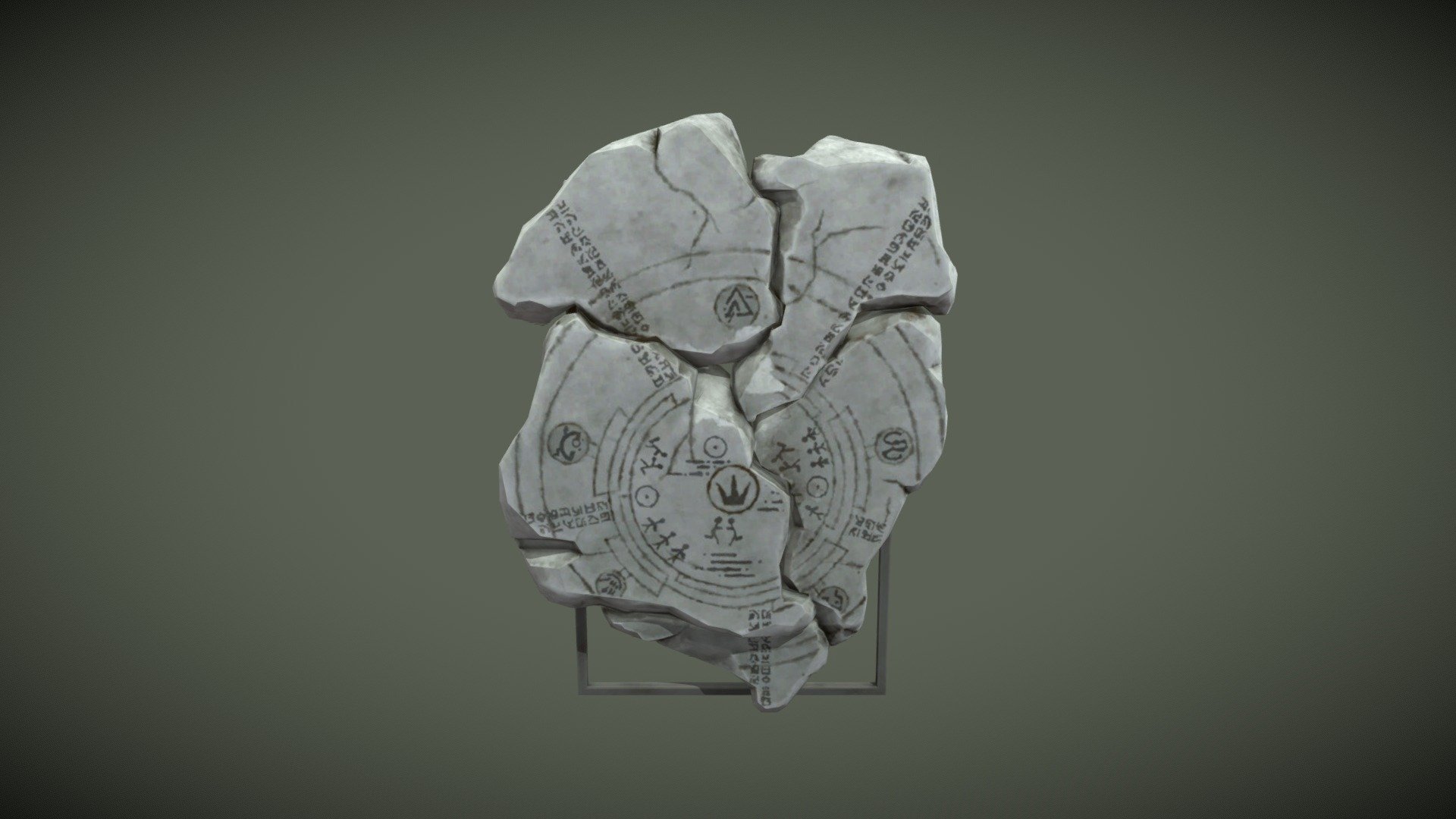 The seven Calender - Download Free 3D model by Cradle of the Cube (@Observer_Terminator ...