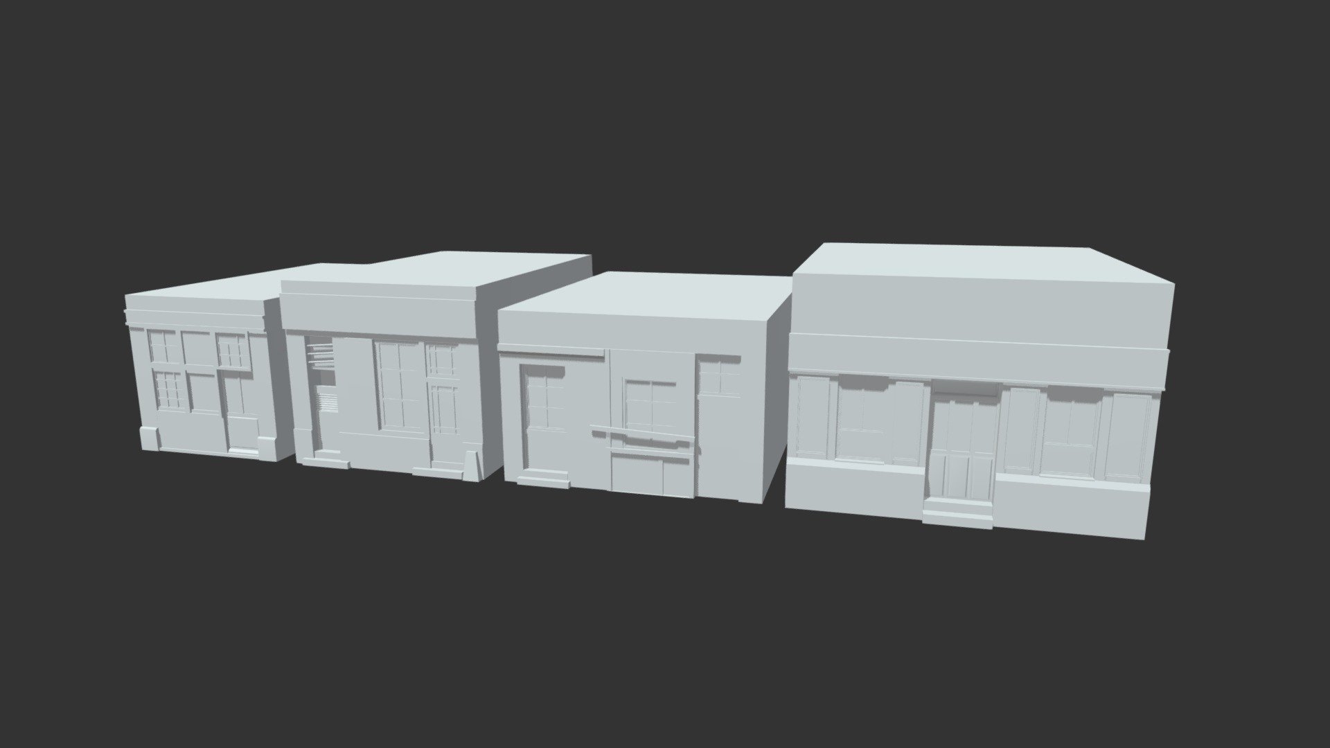 Parisian slum buildings - 3D model by Jeroen Toma (@jeroentoma ...