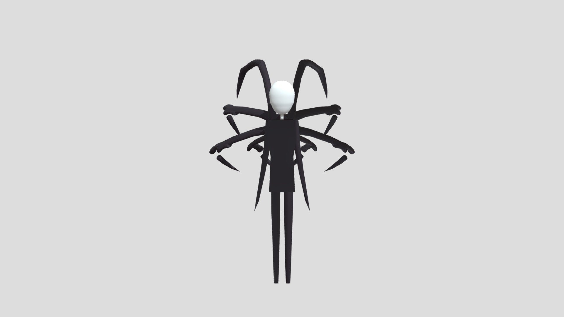 Slender man - Download Free 3D model by IhateBlenderlol [7807868 ...