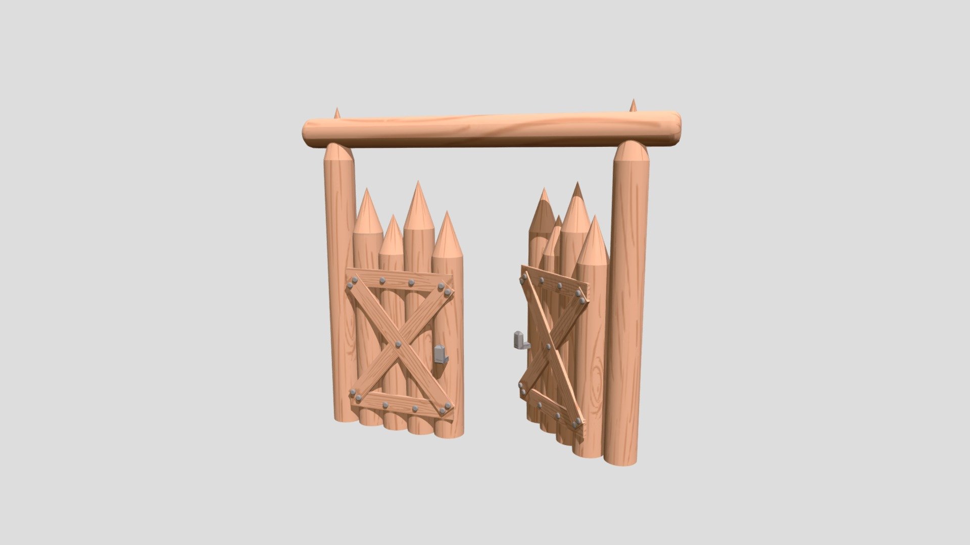 gate - 3D model by DragonBlade1788 [7807d49] - Sketchfab
