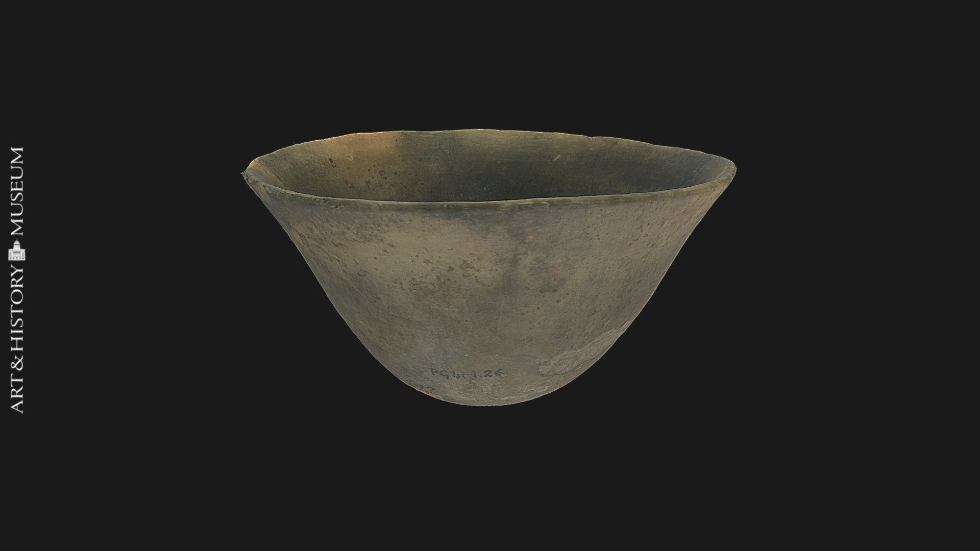 Bowl with conical base and flaring rim - Download Free 3D model by The ...
