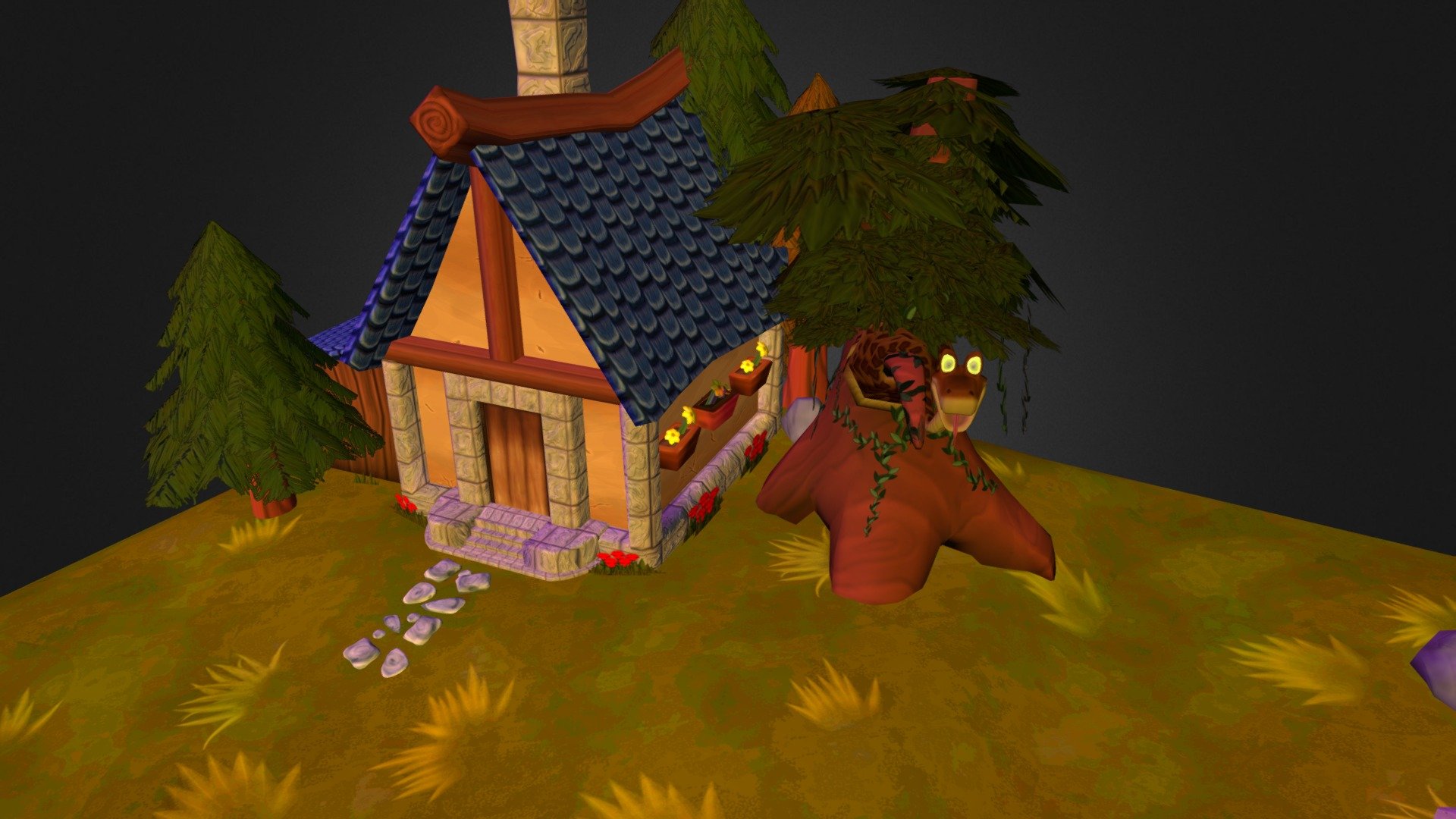 Tiny Toon Town - Download Free 3D model by Fool's Antics Studio ...
