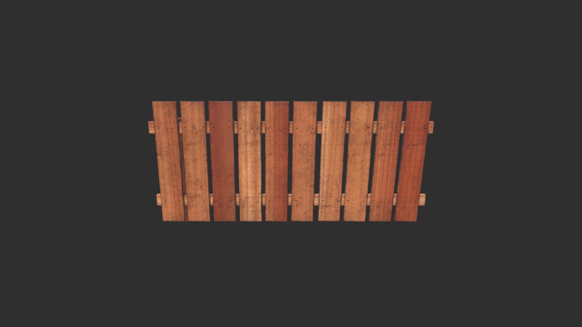 Old wood Fences Low-poly 3D model - 3D model by Terdpong [7809519 ...