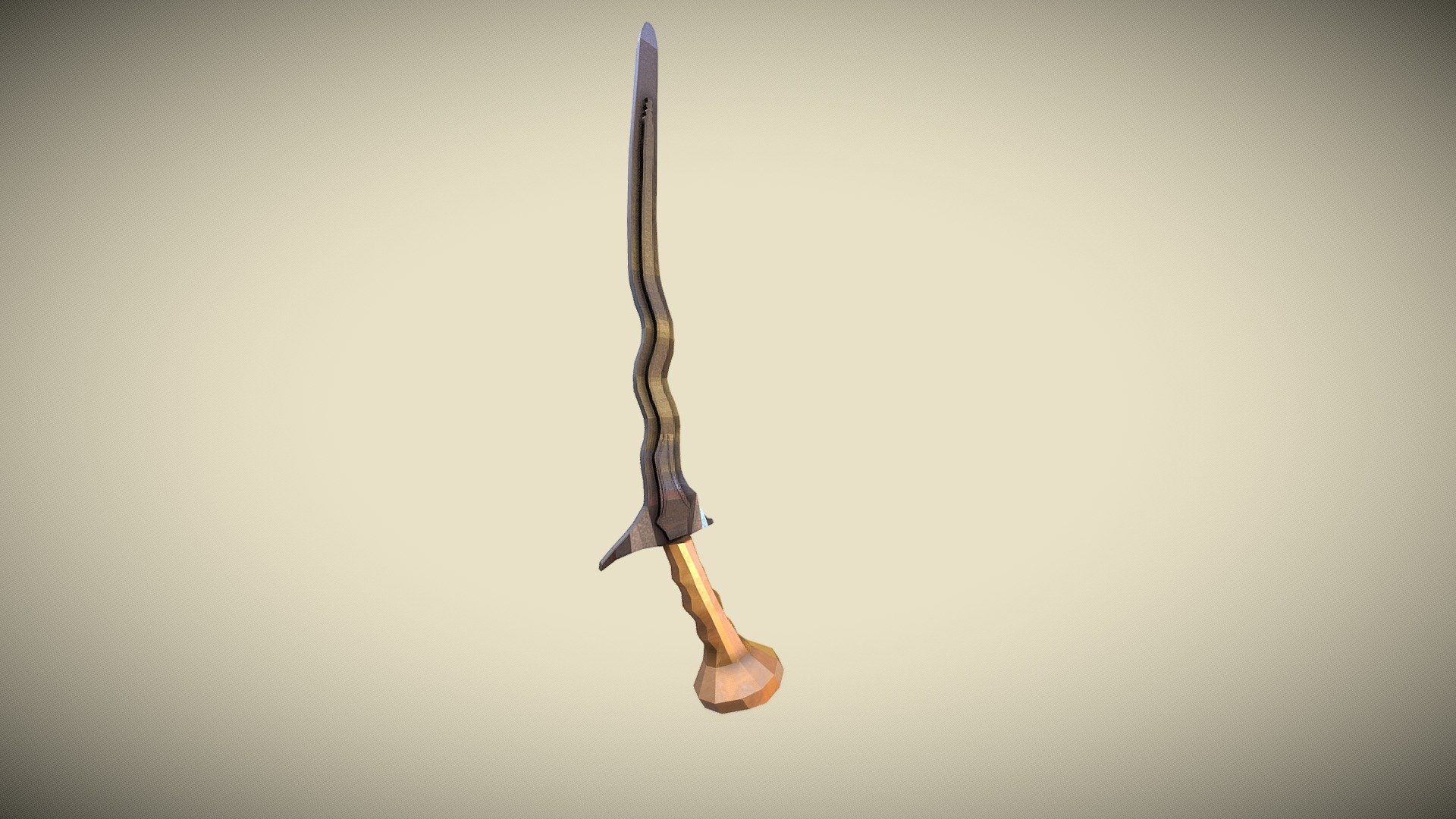 Kris Sword - 3D model by cathy.maquirang [780a5c9] - Sketchfab