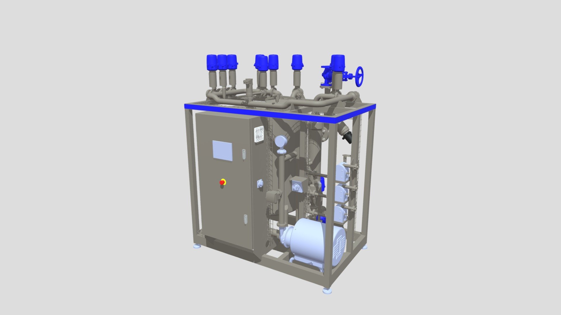 CIP Skid - 3D model by bryden.armstrong [780b118] - Sketchfab