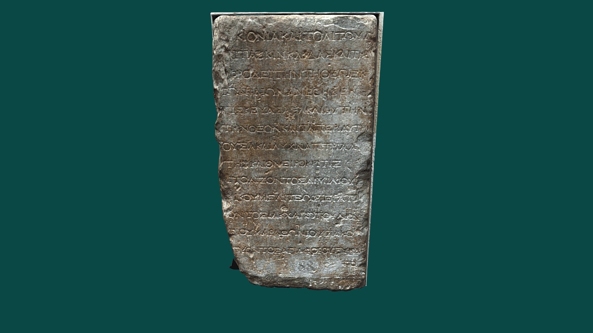 Inscription from the Acropolis, Athens - Download Free 3D model by ...