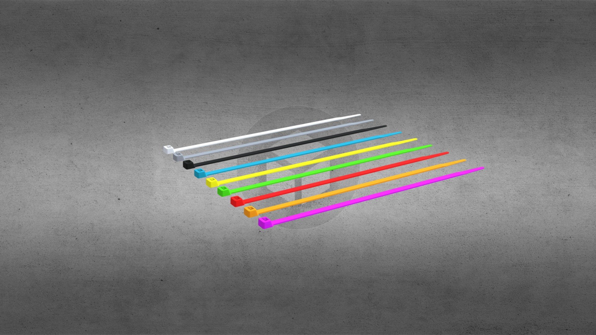 Colored Cable Ties - 3D model by Colored Cable Ties (@colored_cable ...