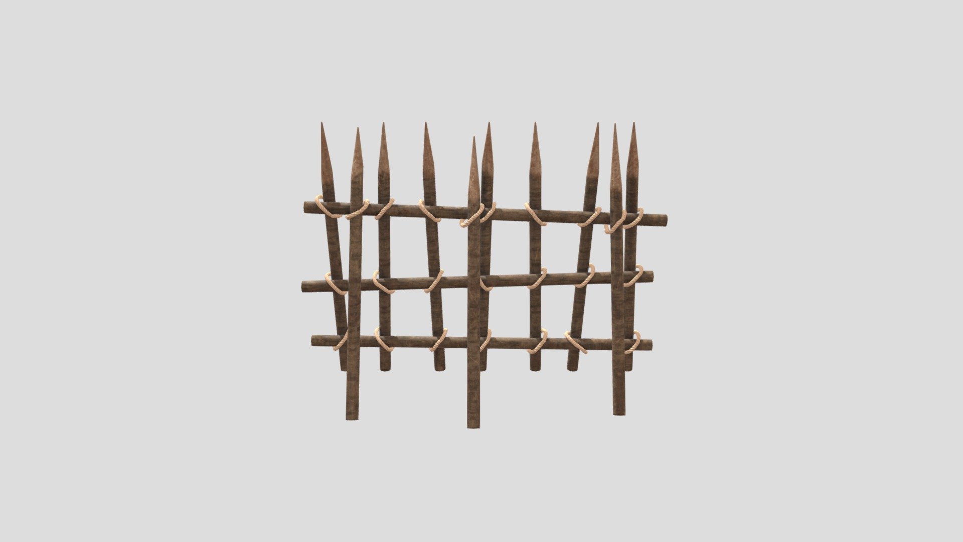Japan_Sengoku Fence - 3D model by Ryozi (@Rattu) [780e1af] - Sketchfab