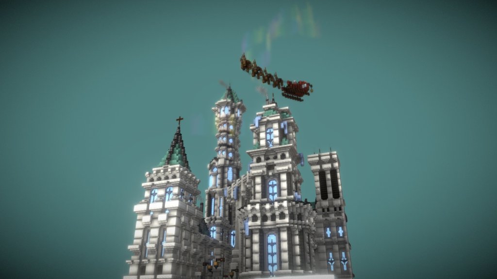 Christmas Castle - Iskillia - Download Free 3D model by -Iskillia ...
