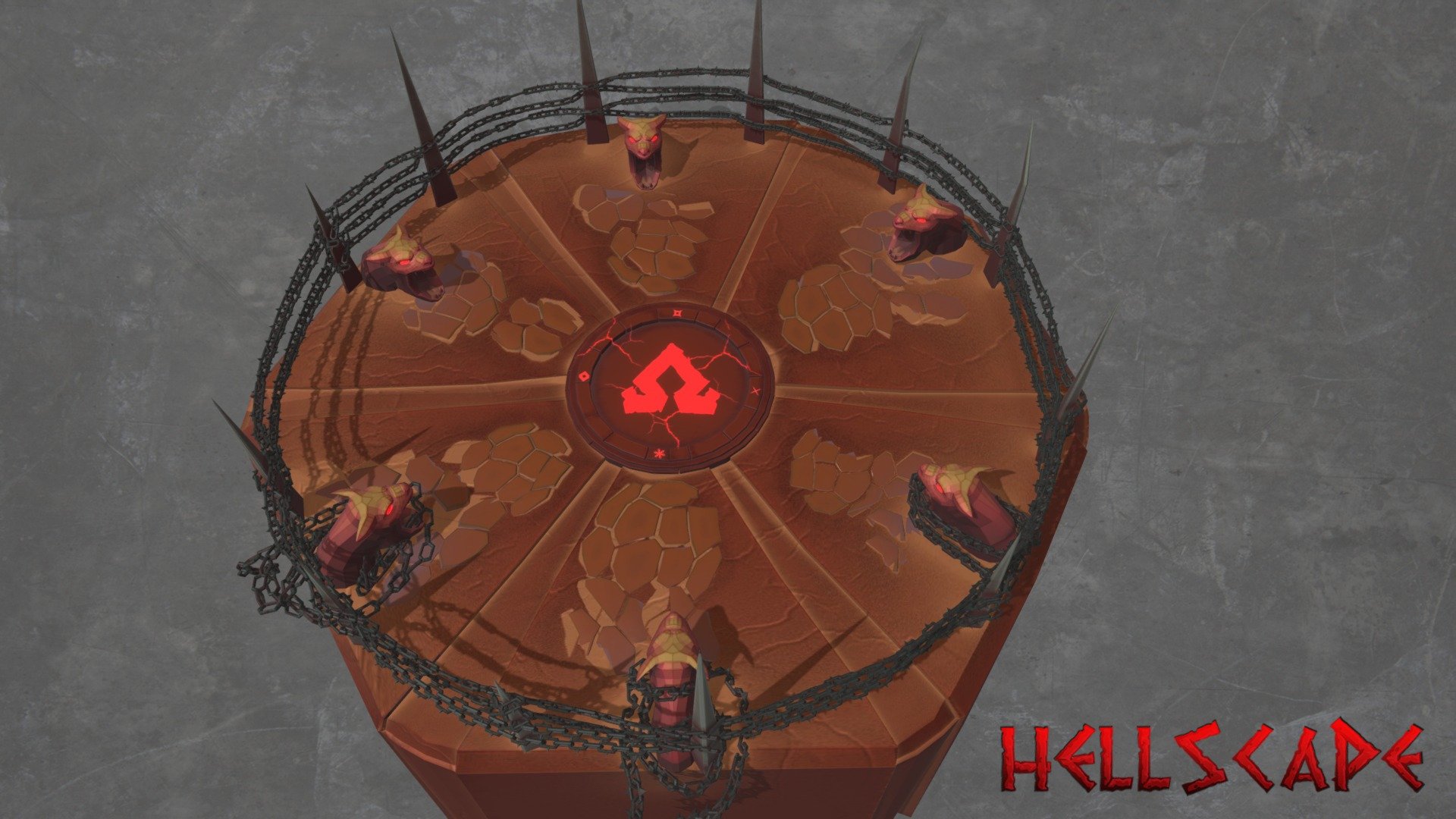 Hellscape Boss Arena - 3D model by Lyon Ynov Campus (@LyonYnovCampus ...