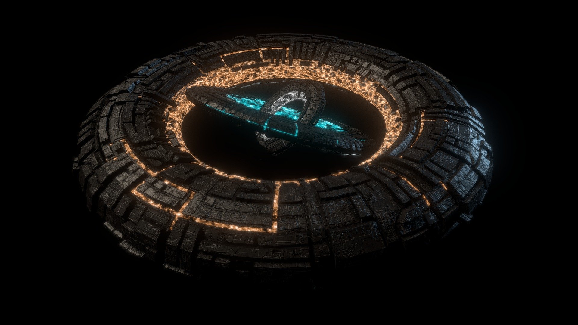 DYSON RINGS - Download Free 3D model by Portal.Studio [781280b] - Sketchfab