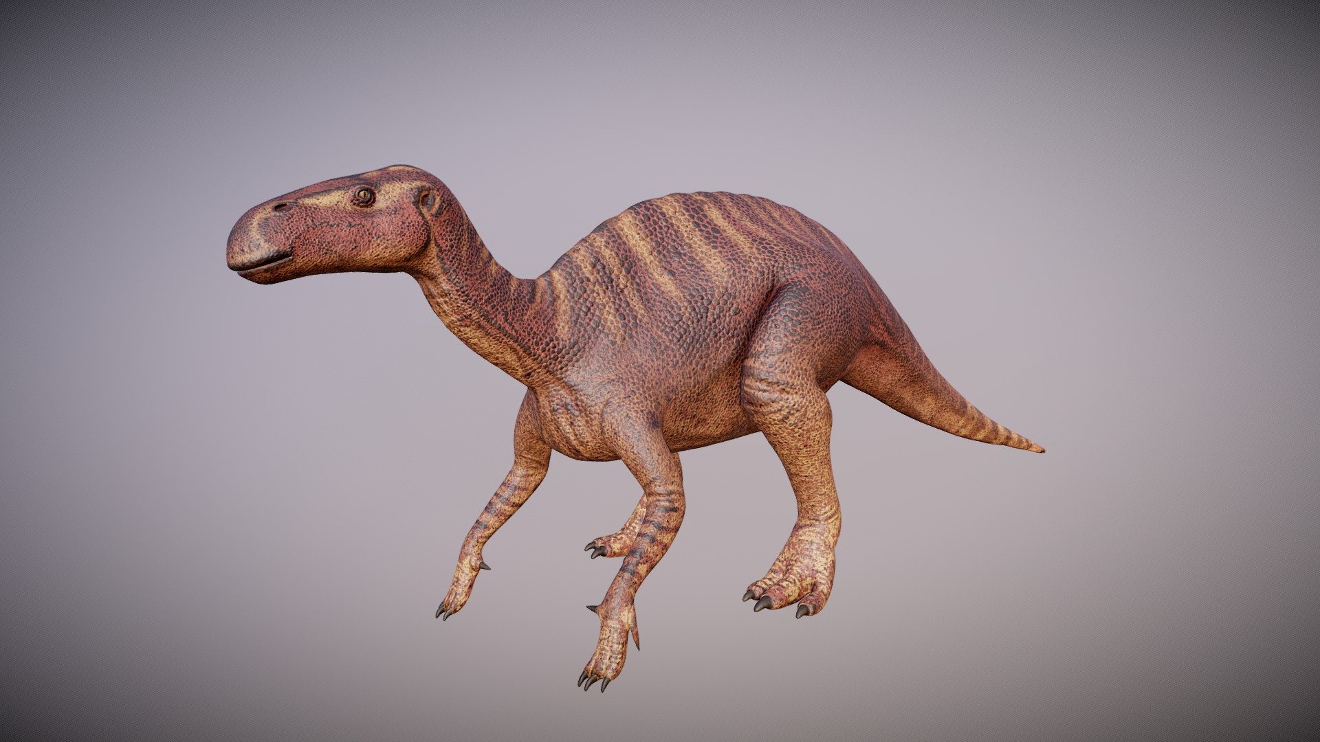 Iguanodon - Animals of the Cretaceous - 3D model by Vida Systems ...