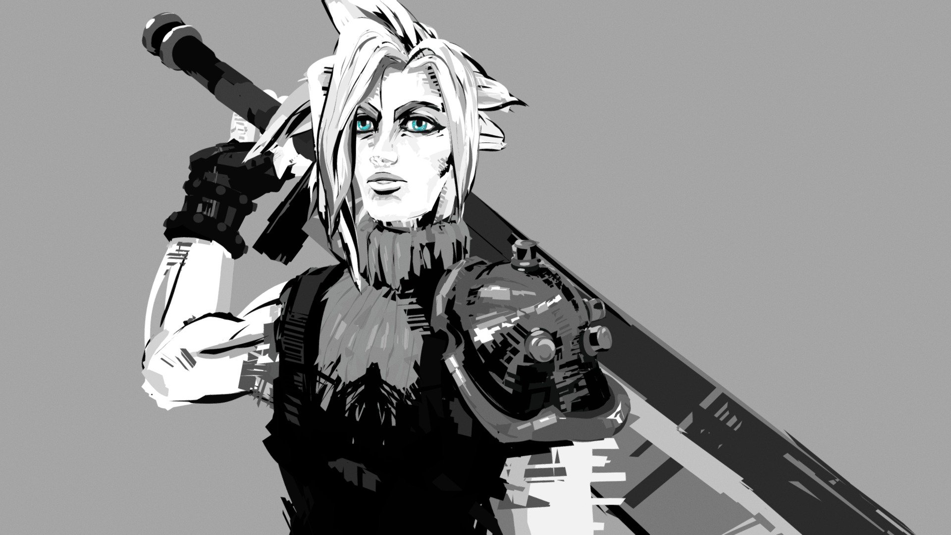 Cloud Strife - 3D model by CoolPaintr VR (@CoolPaintrVR) [7813836 ...