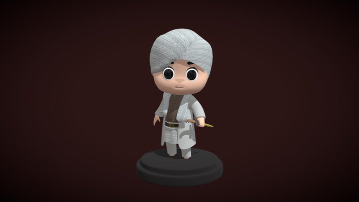 Chibi-character 3D models - Sketchfab
