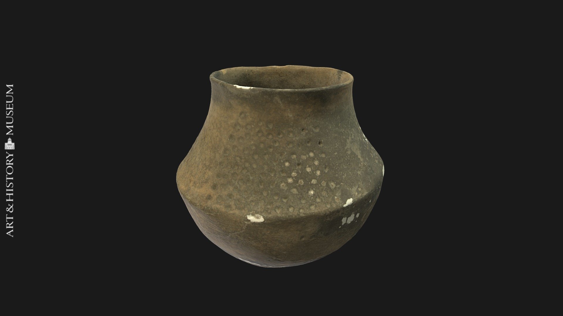 Carinated vase with flaring rim & decorated wall - Download Free 3D ...