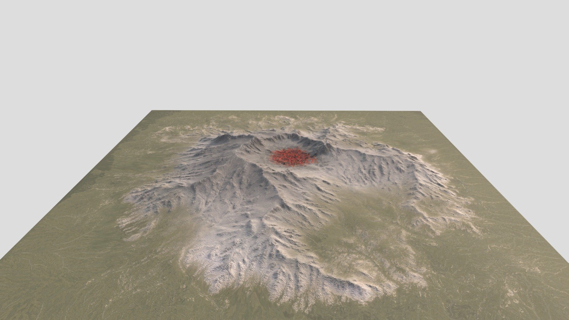 Volcano_Terrain_Version 3 - Buy Royalty Free 3D model by Desertsage ...