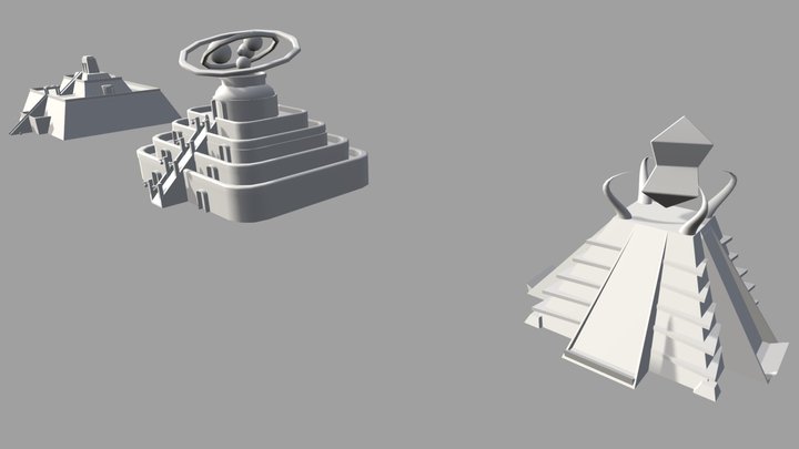 Ziggurat 3D models - Sketchfab