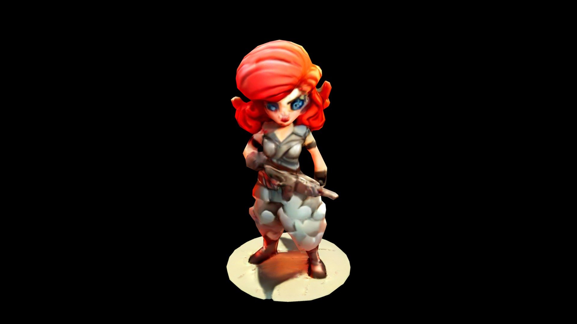 "Carmine the Cartoon Toy A Playful Fusion of Art - Download Free 3D ...