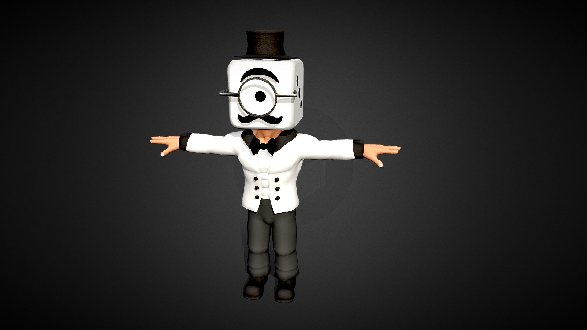 Diceman - 3D model by Miray Naz Kara (@m.nazkara) [78199af] - Sketchfab