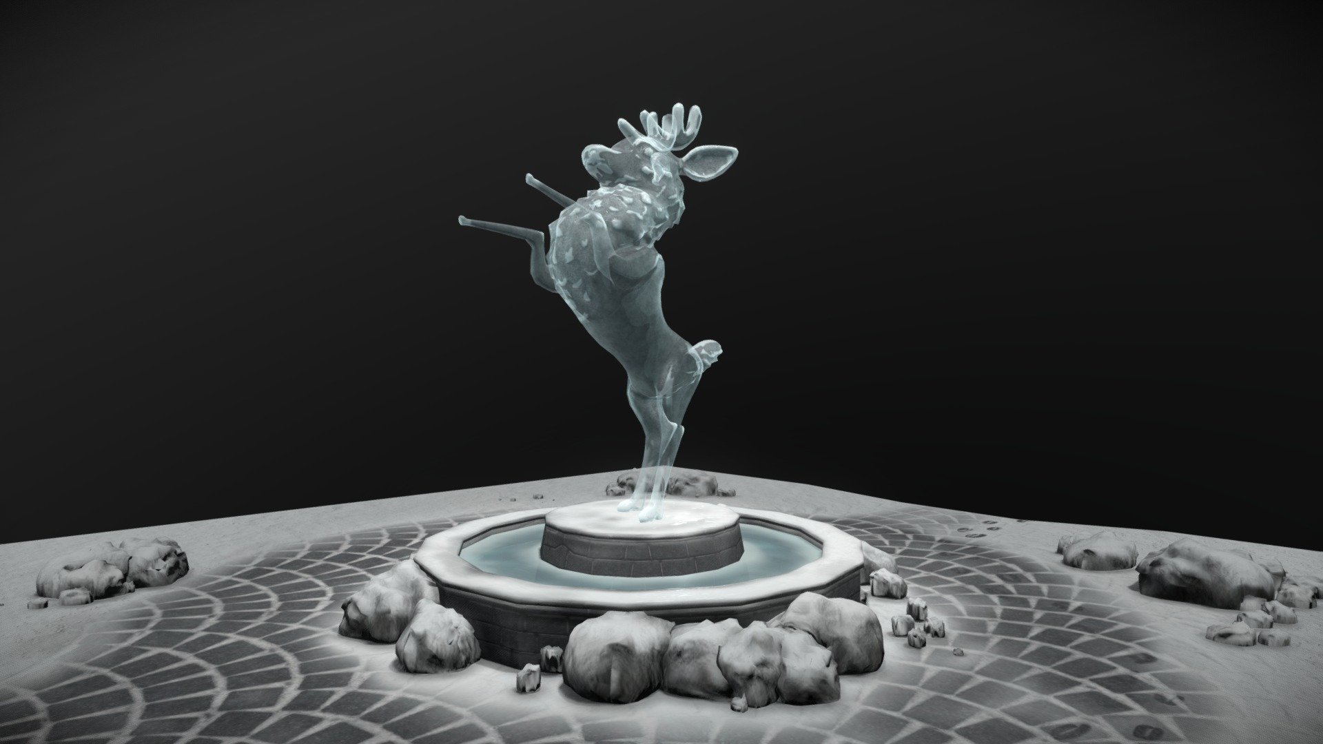 Ice Statue - 3D model by StagMath (@alanrocull) [7819a94] - Sketchfab