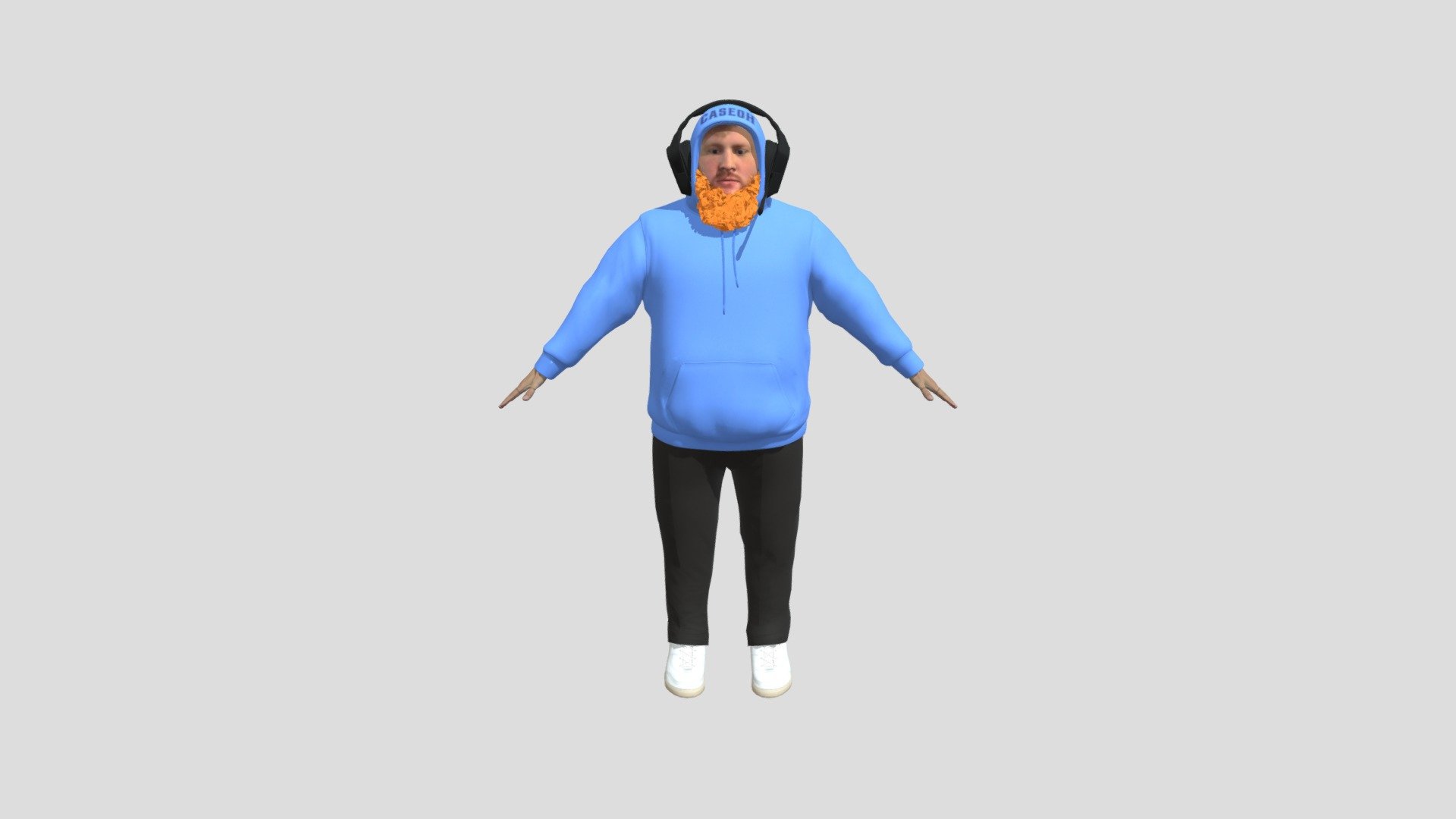 Caseoh_headphone_version - 3D model by hunt52136 [781b36c] - Sketchfab