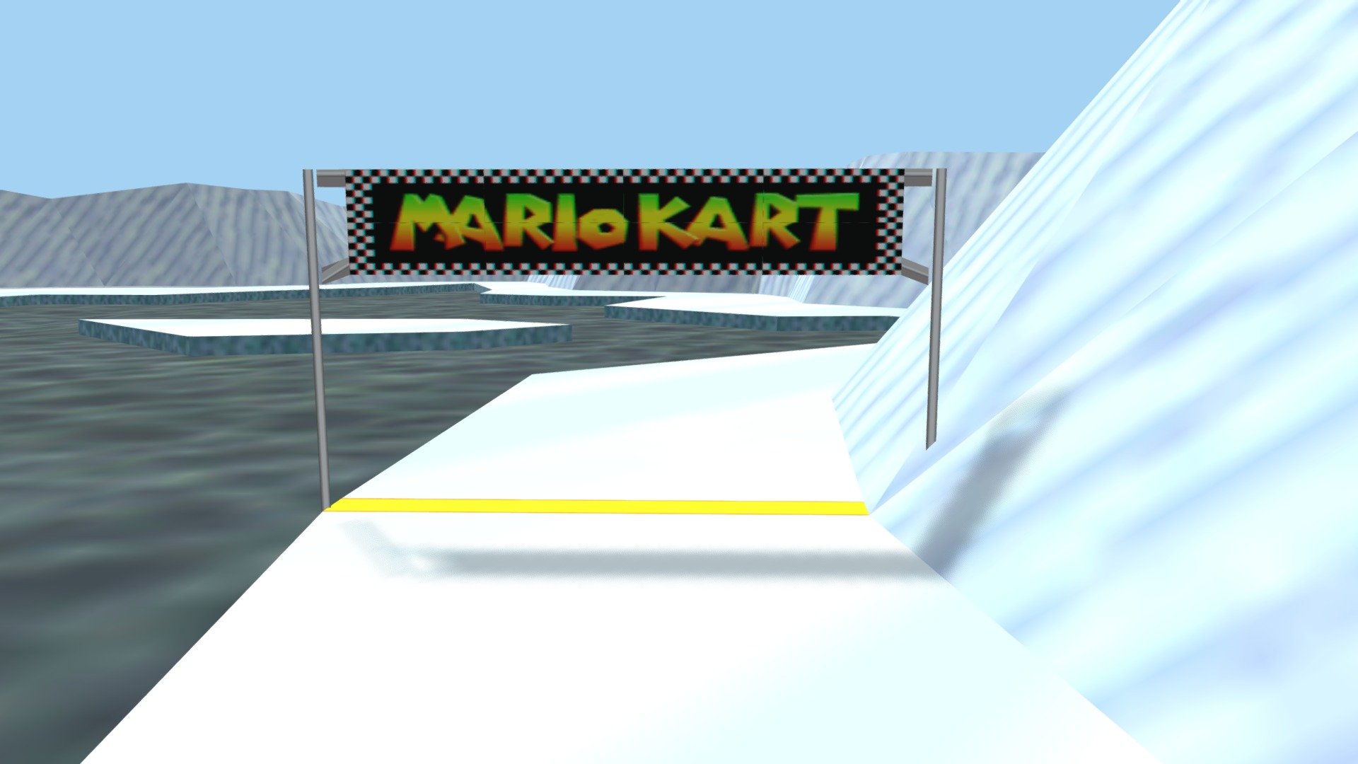 Nintendo 64 - Mario Kart 64 - Sherbet Land - Download Free 3D model by ...
