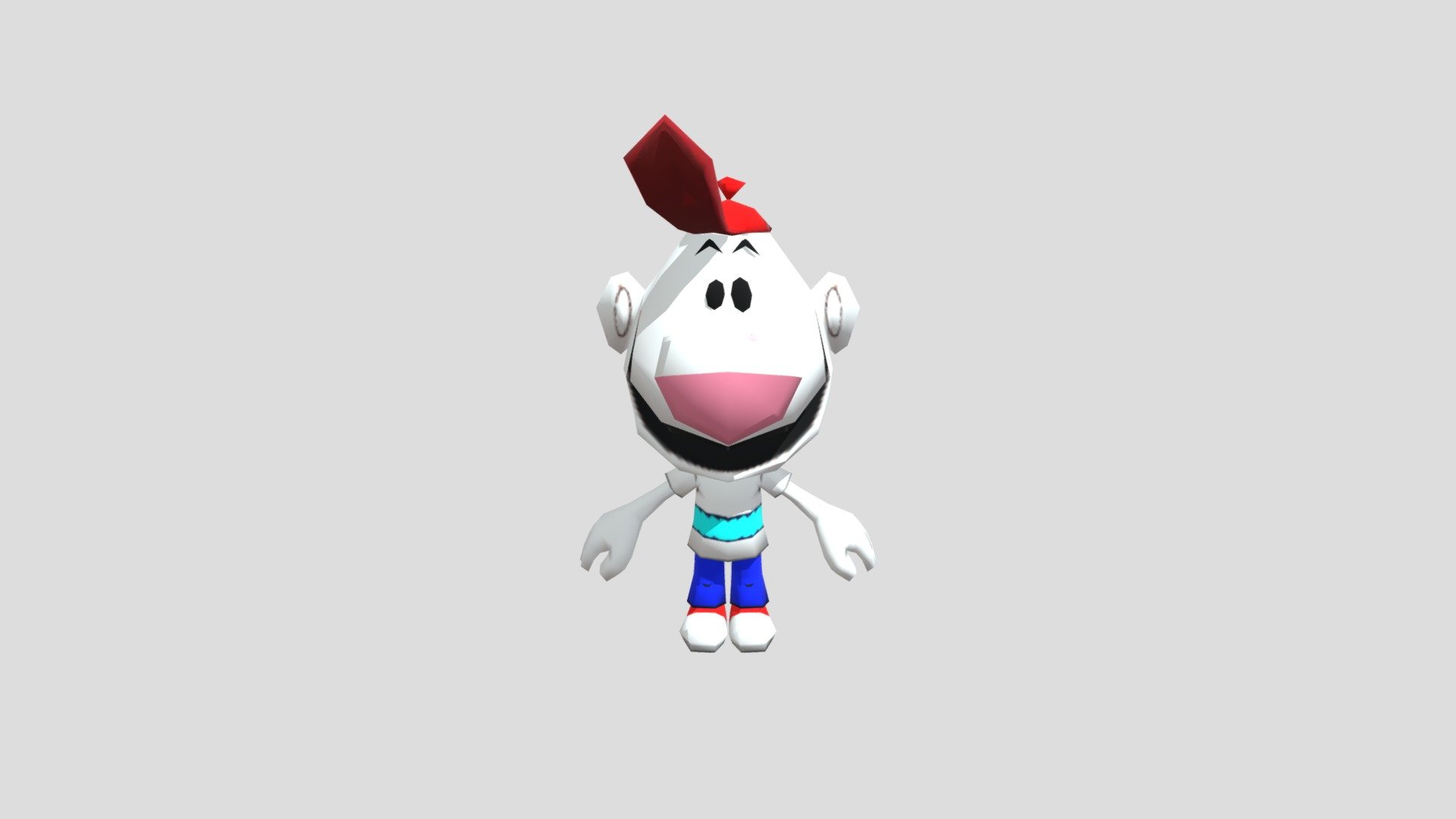 gingerboy (needlemouse version of billy - Download Free 3D model by ...