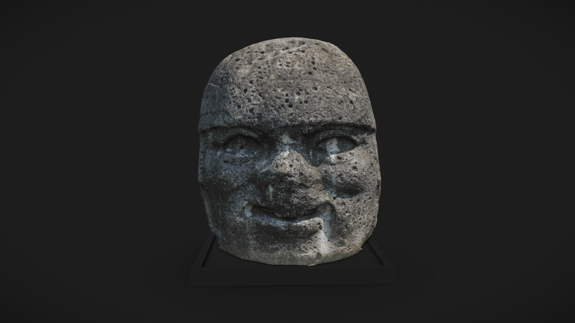 Olmec Colossal Head (Monument 2) - 3D model by River & Kin (@Christian ...